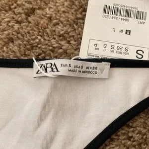 Zara | Tops | Zara Nwt Asymmetrical Bodysuit | Poshmark